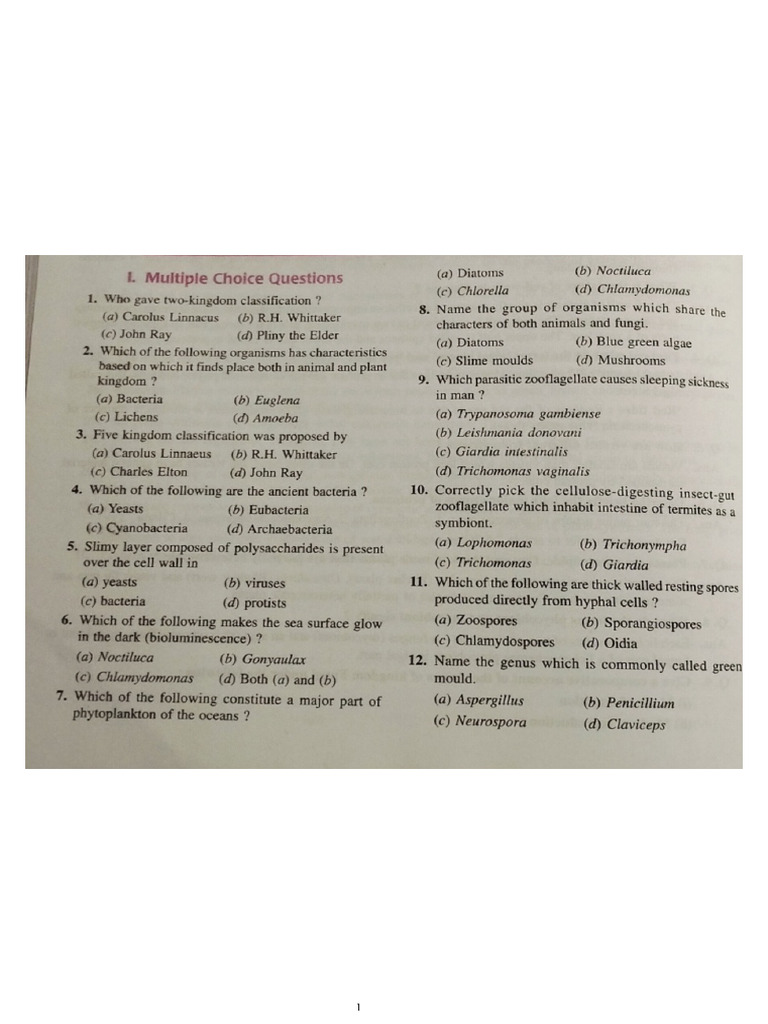 Biological Classification | PDF