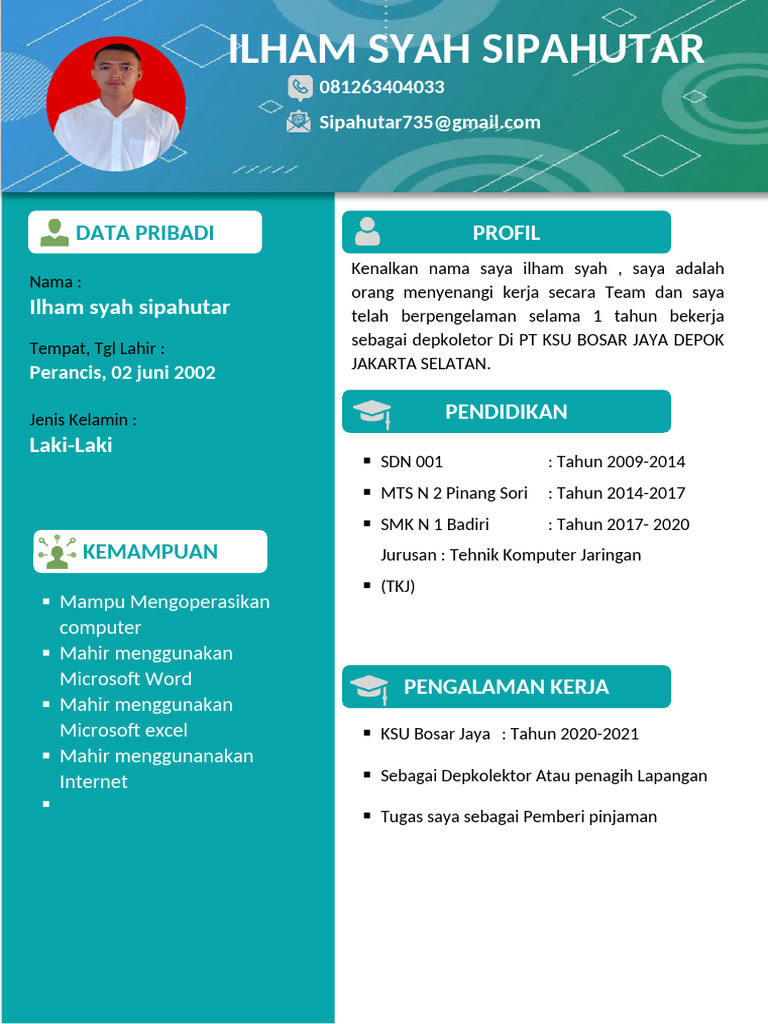 Cv. Buatan Ilham 03 | PDF