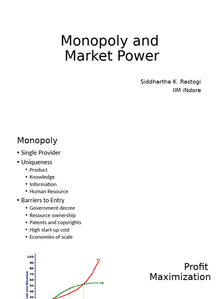 14 Market Power - Monopoly | PDF | Monopoly | Profit (Economics)