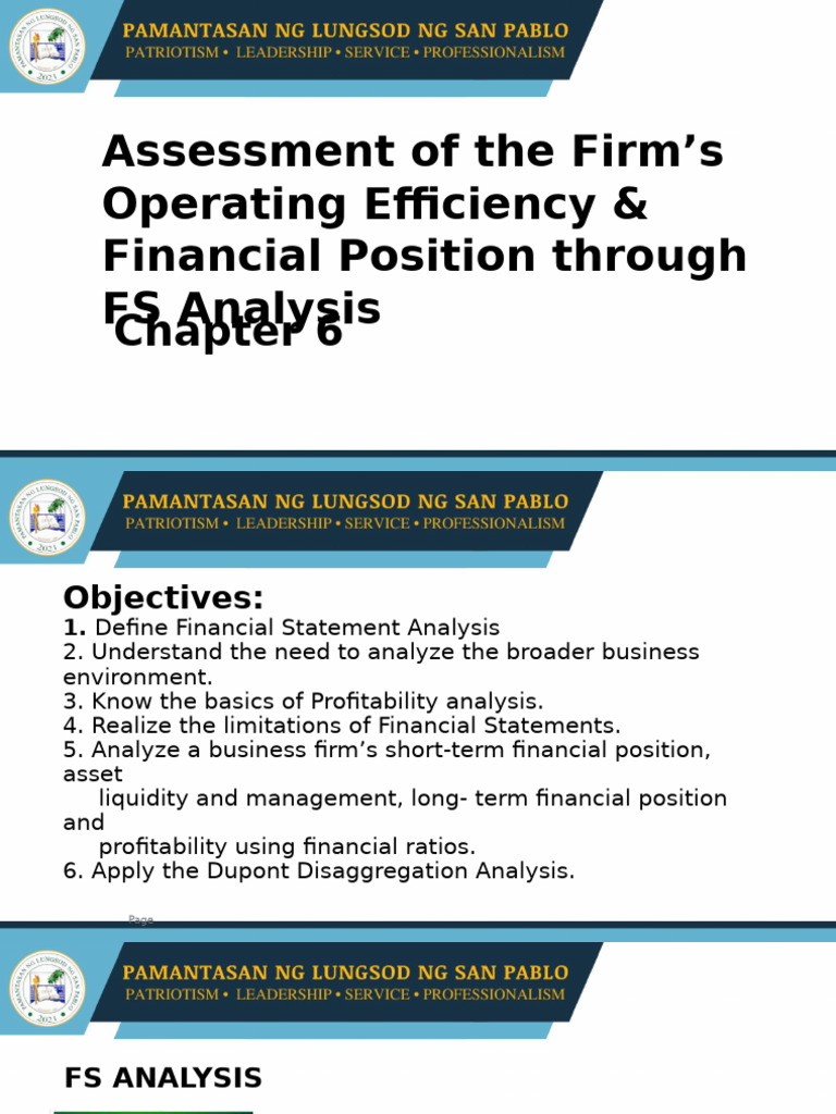 PLSP Lecture AE 19 FM Chapter 6 | PDF | Return On Equity | Leverage (Finance)