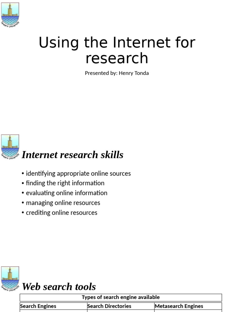 Essential Internet Research Skills | PDF