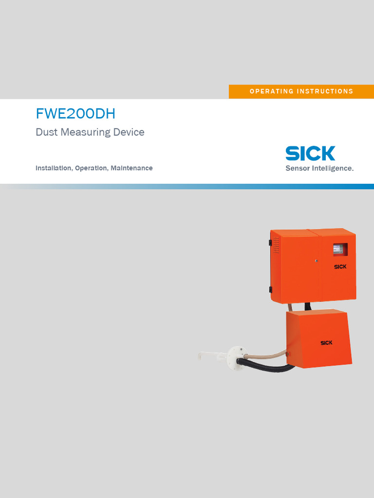 Operating Instructions Fwe200dh Dust Measuring Device en Im0056244 ...
