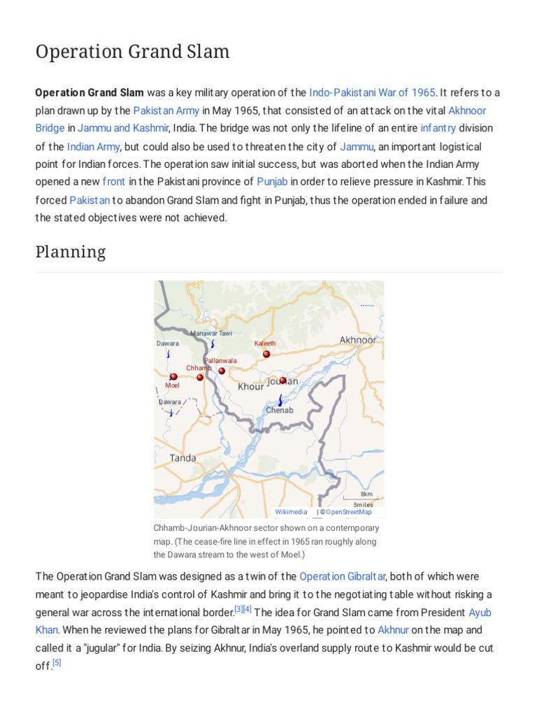 Operation Grand Slam - Wikipedia | PDF | Military