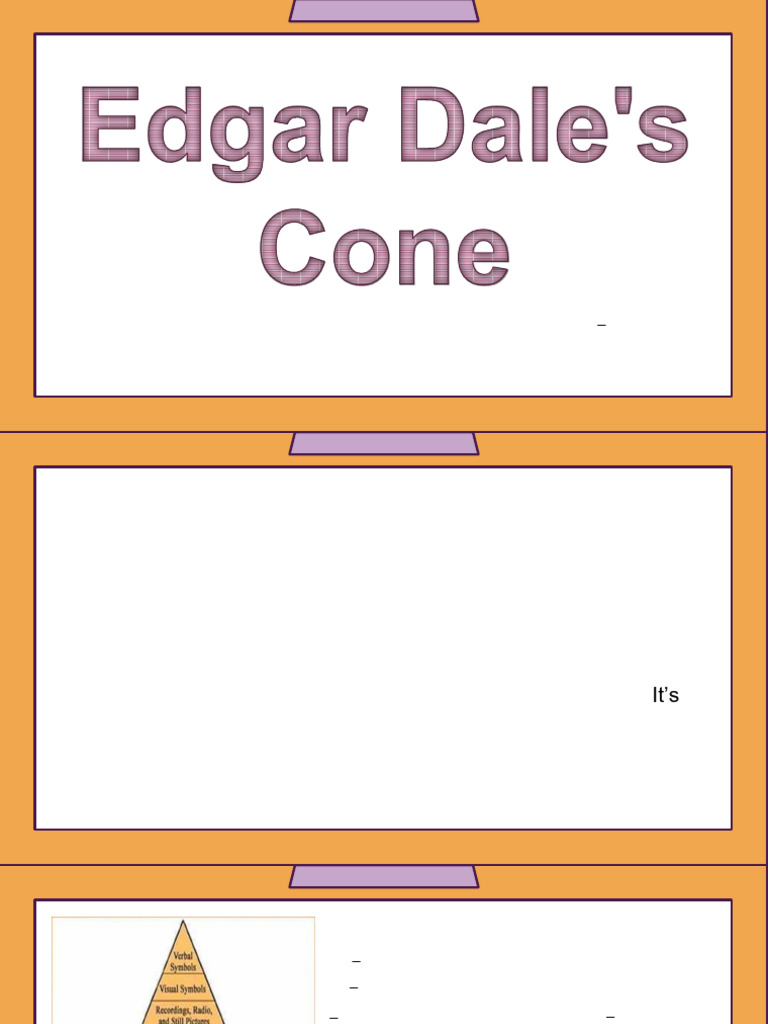 Edgar Dale's Cone | PDF