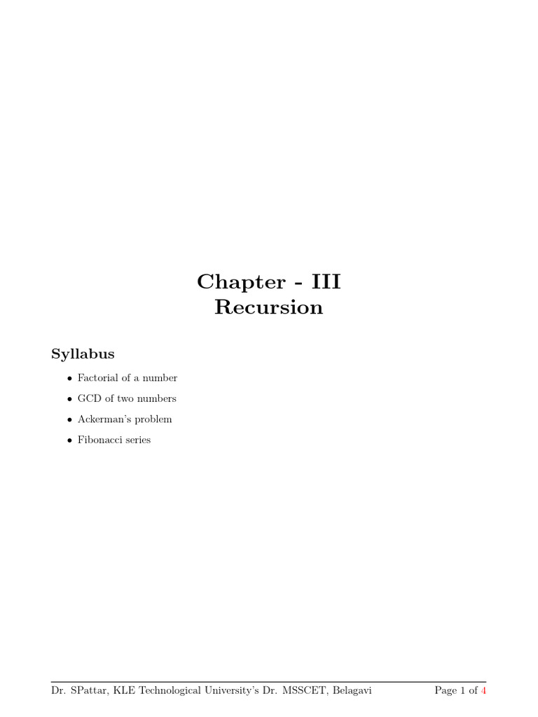 Chap03 Recursion Programs | PDF | Mathematics | Computing