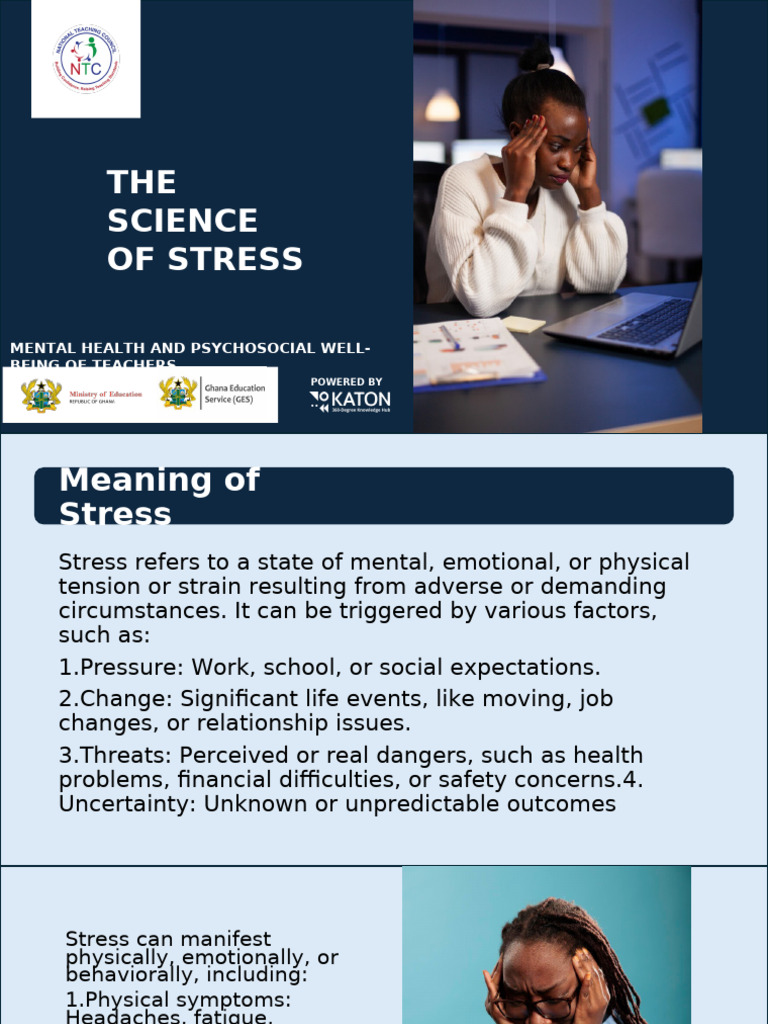 The Science of Stress Outlook | PDF | Stress (Biology) | Senses
