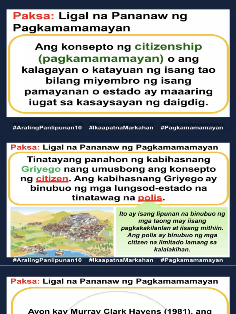 Ligal Na Pagkamamamayan | PDF