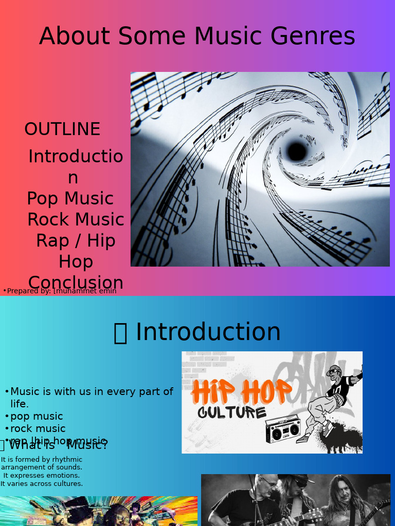Music Genres Presentation | PDF
