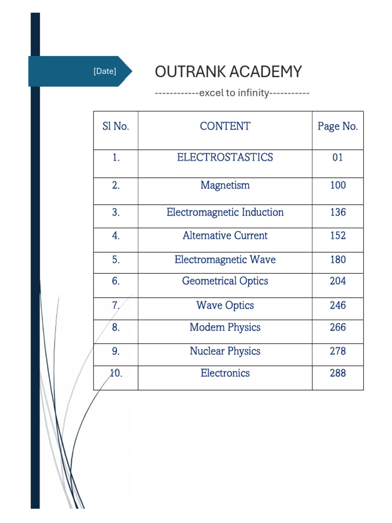 2nd Year Physics Theory 2 | PDF | Electric Charge | Electric Field