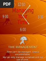 Time Management Behaviour Scale | PDF