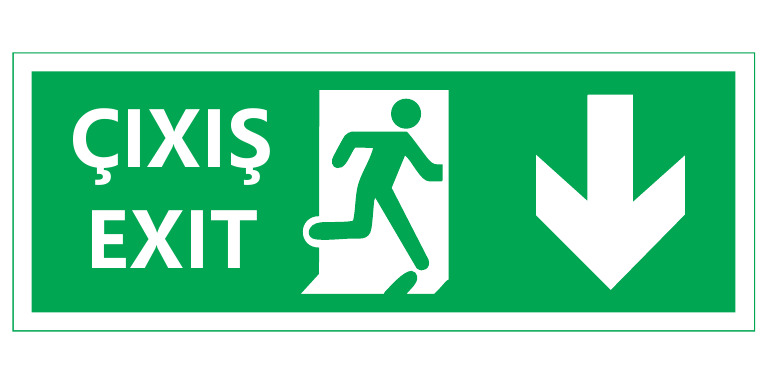 Cixis Exit Isaresi Asagi (30x15) 3 ƏDƏD | PDF