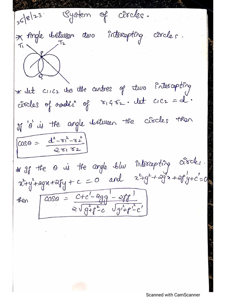 System of Circles | PDF