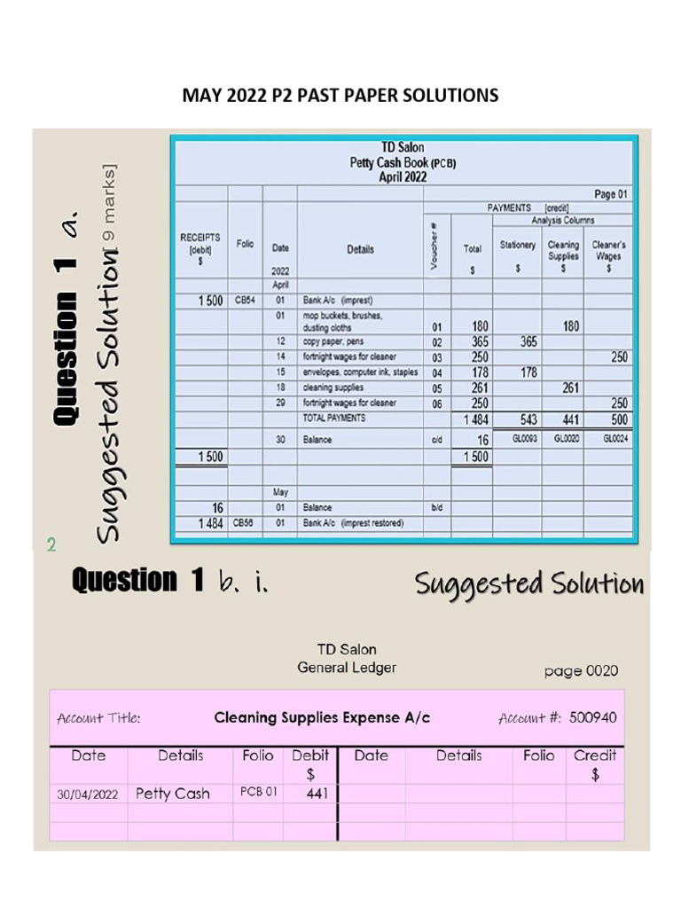 CSEC POA May 2022 P2 Solutions | PDF