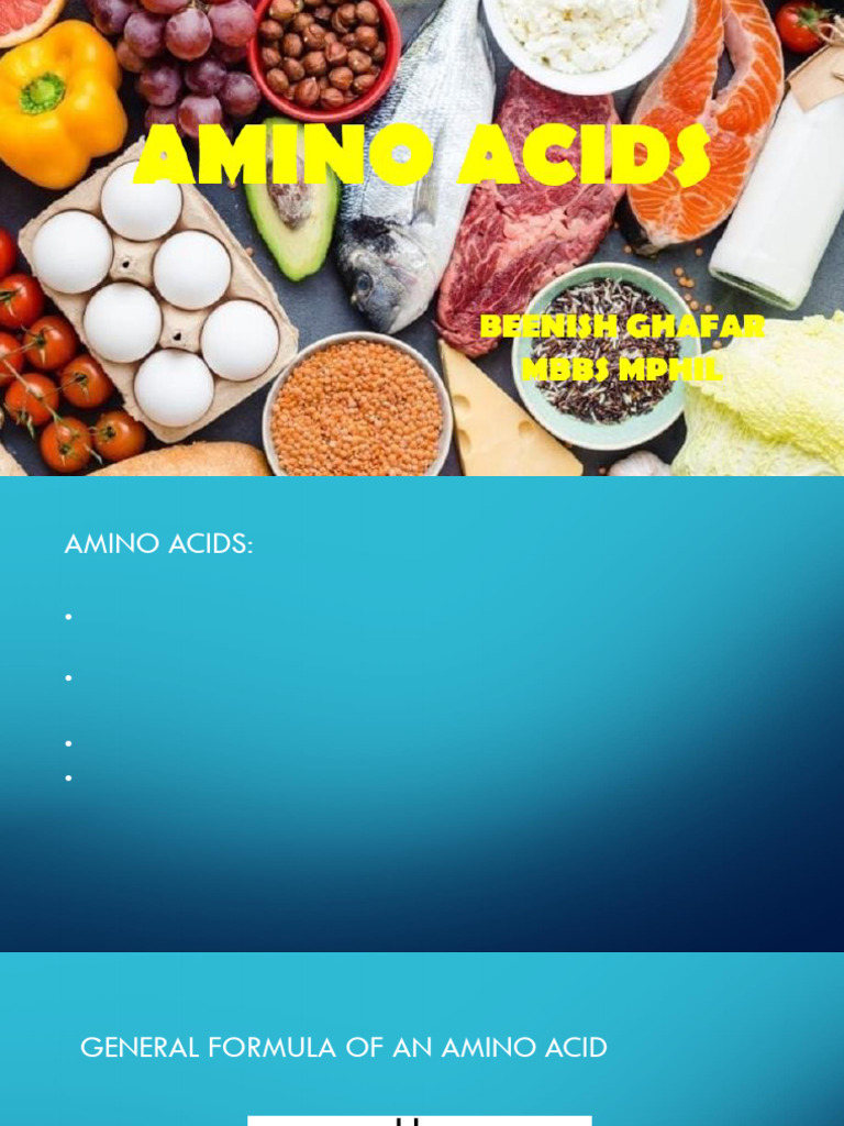 Classification of Amino Acides | PDF | Amino Acid | Organic Chemistry