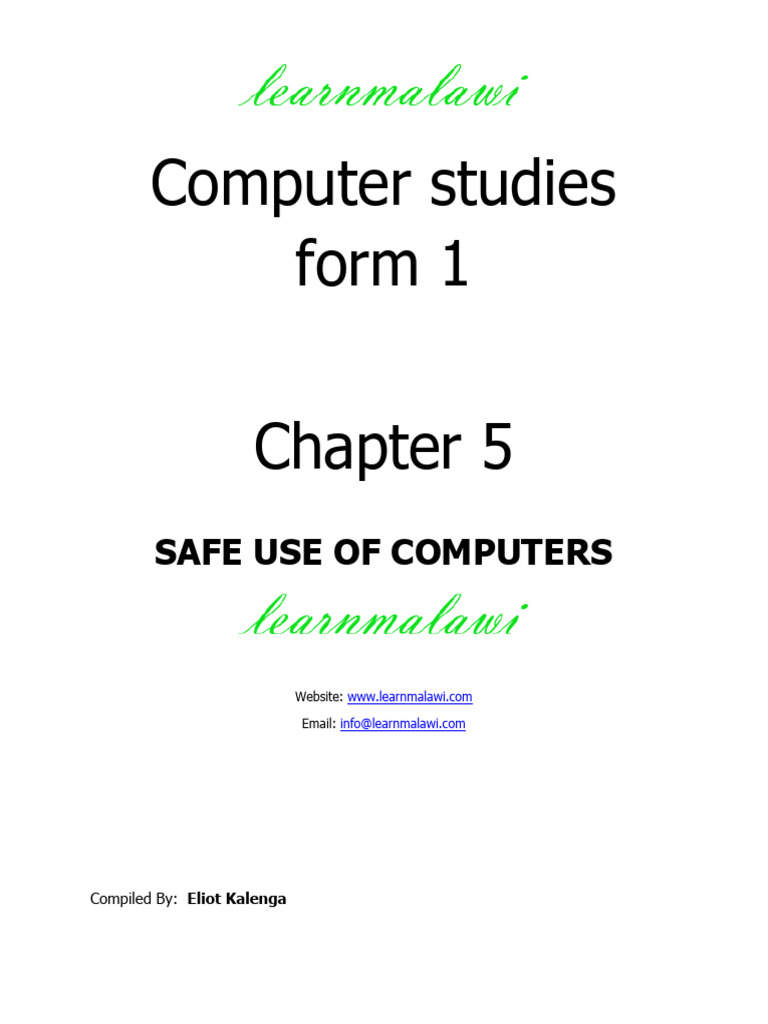 Safe Computer Use Guidelines for Students | PDF | Computer Virus ...