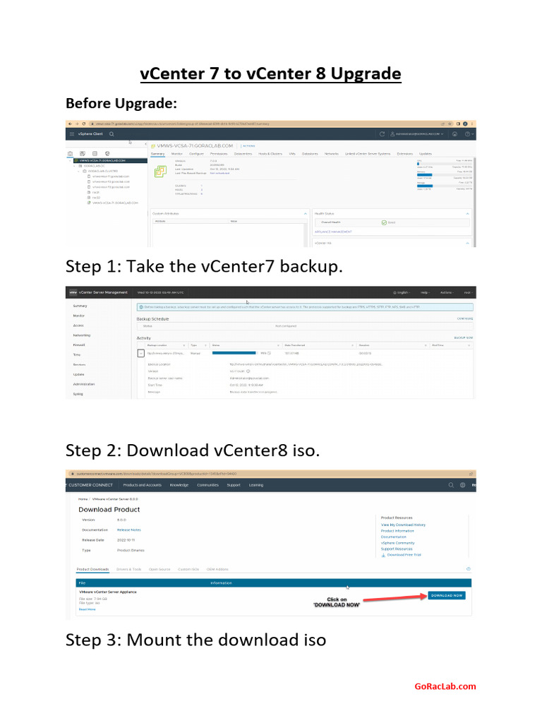 Vcenter7 To Vcenter8 Upgrade - AM | PDF