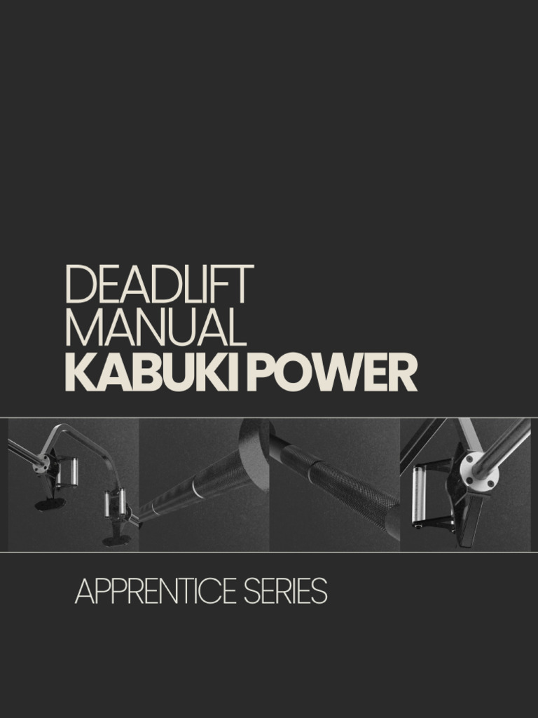 Deadlift Manual Apprentice Series-4 | PDF
