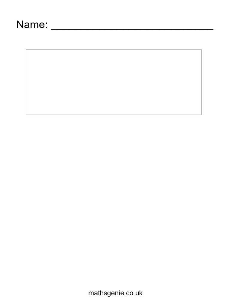 Y9 Revision Pack Questions | PDF | Volume | Equations