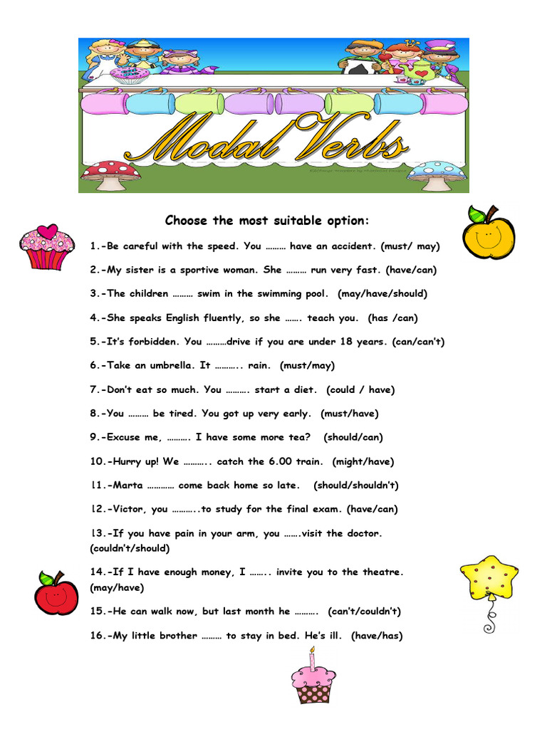 Modal Verbs Practice Exercises | PDF