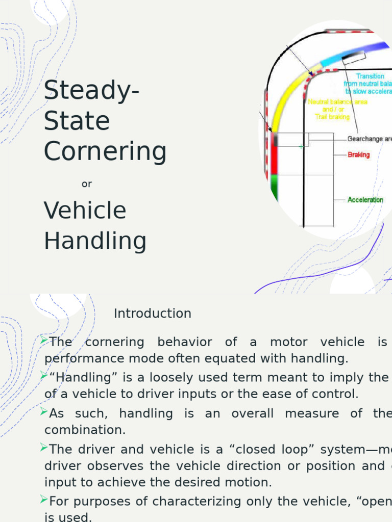 8 Steady-State Cornering | PDF | Mechanical Engineering | Vehicle Technology