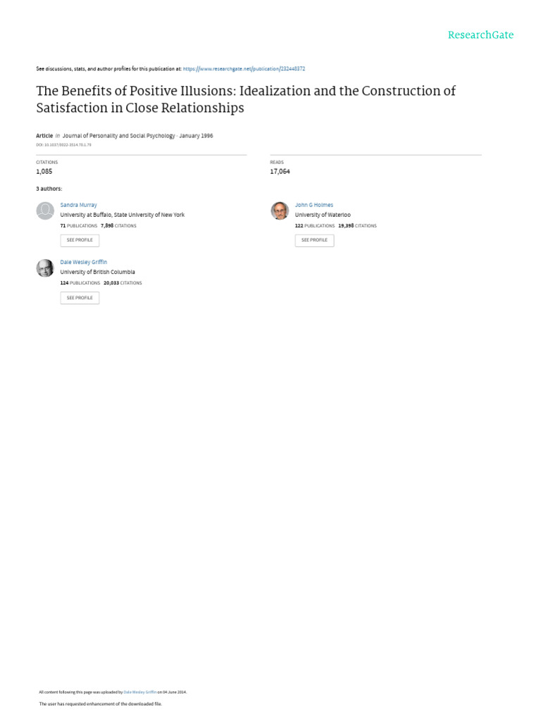 The_Benefits_of_Positive_Illusions_Idealization_an (1) | PDF | Reality ...