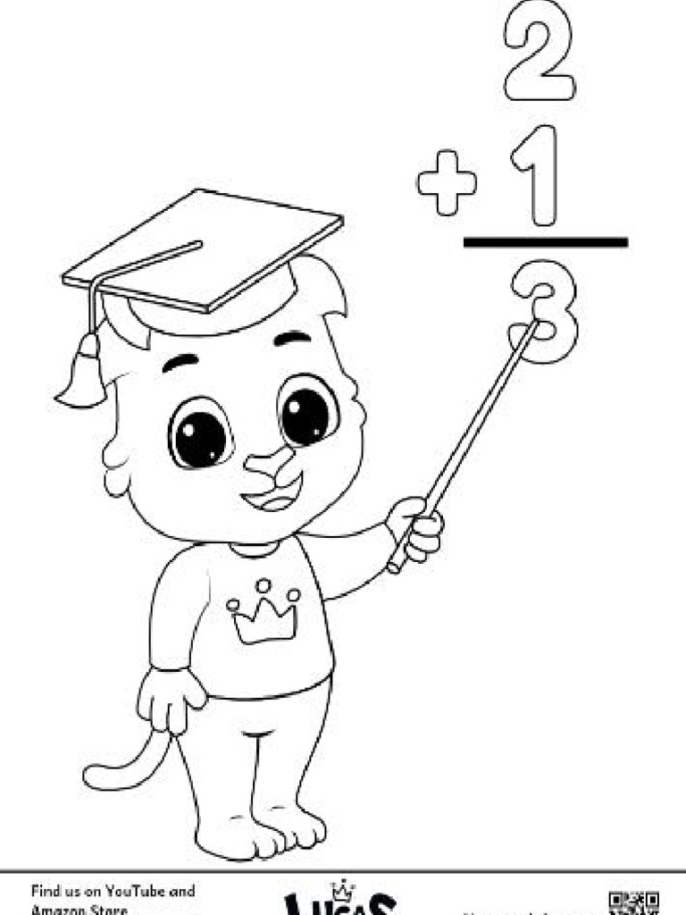 Math Kids - Add, Subtract, Count, and Learn Worksheet | PDF