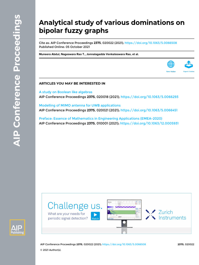 Analytical_study_of_various_dominations | PDF | Visual Cortex | Vertex (Graph Theory)