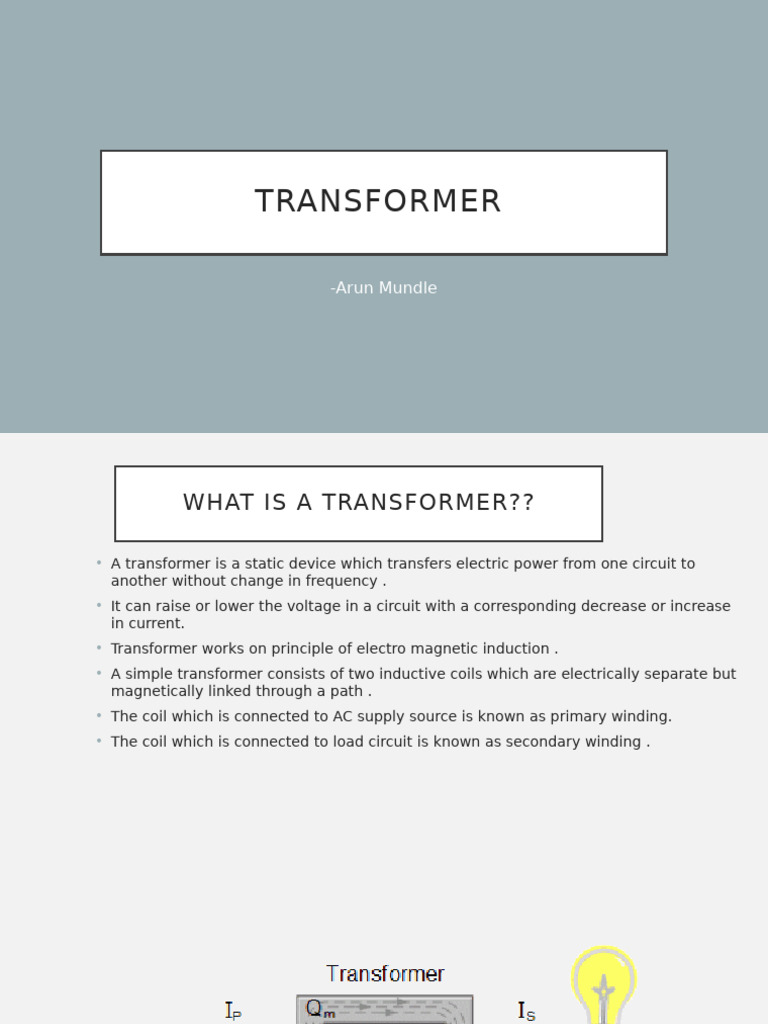 5 Transformer 083726 | PDF | Transformer | Inductor