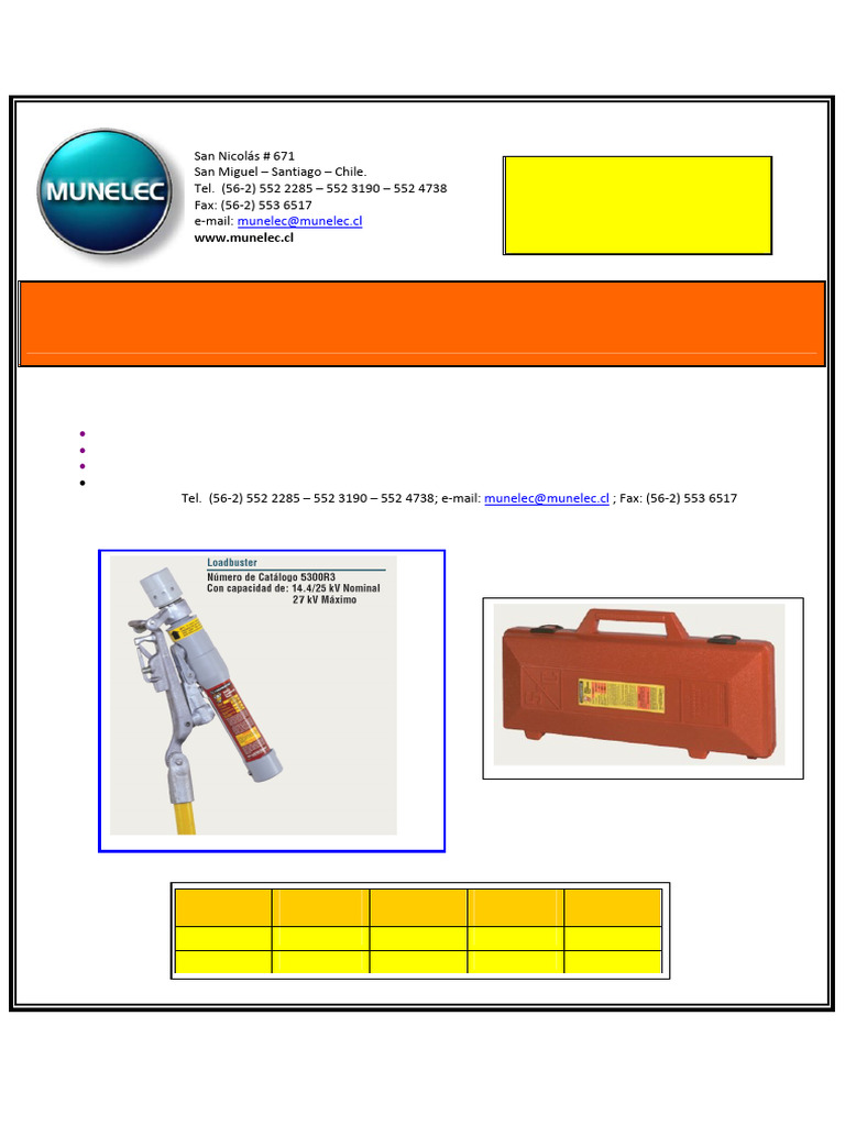 Herramienta LOAD - BUSTER | PDF