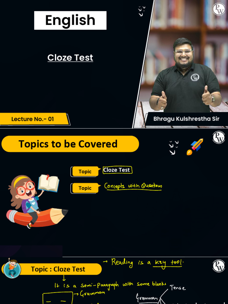 Cloze Test 01 - Class Notes | PDF | Indian Independence Movement ...