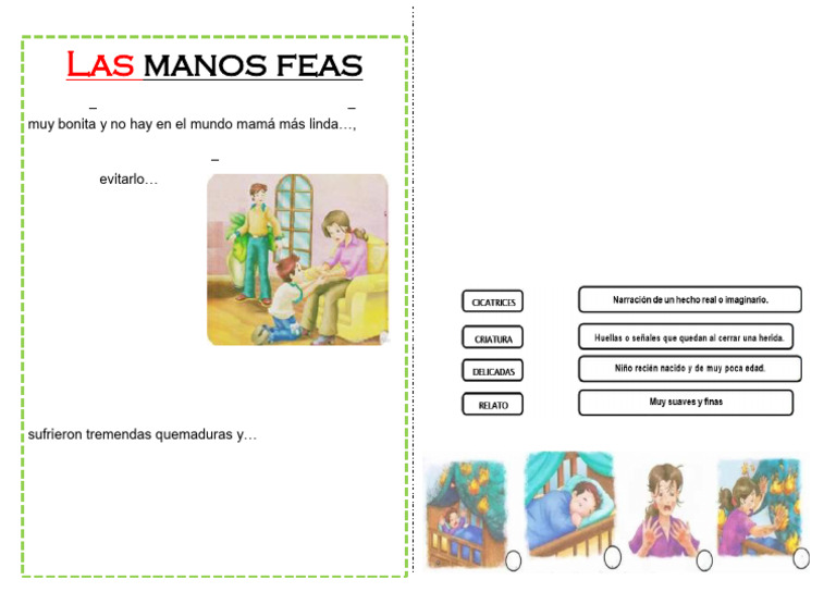 2do - U2 - FICHA PLAN LECTOR - MANOS FEAS | PDF