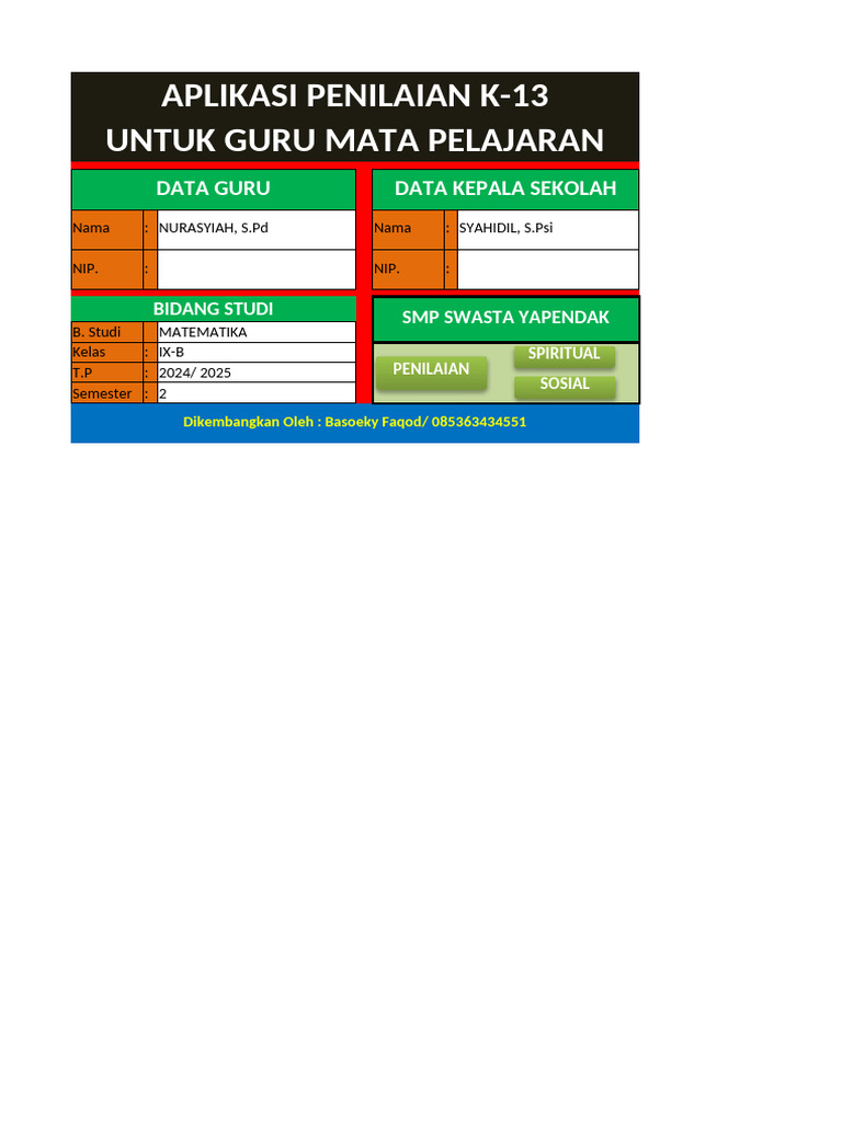 Daftar Nama Kelas 9b Ta.2024-2025 | PDF