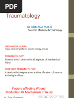 Blunt and Sharp Force Injury Classifications | PDF | Medical ...