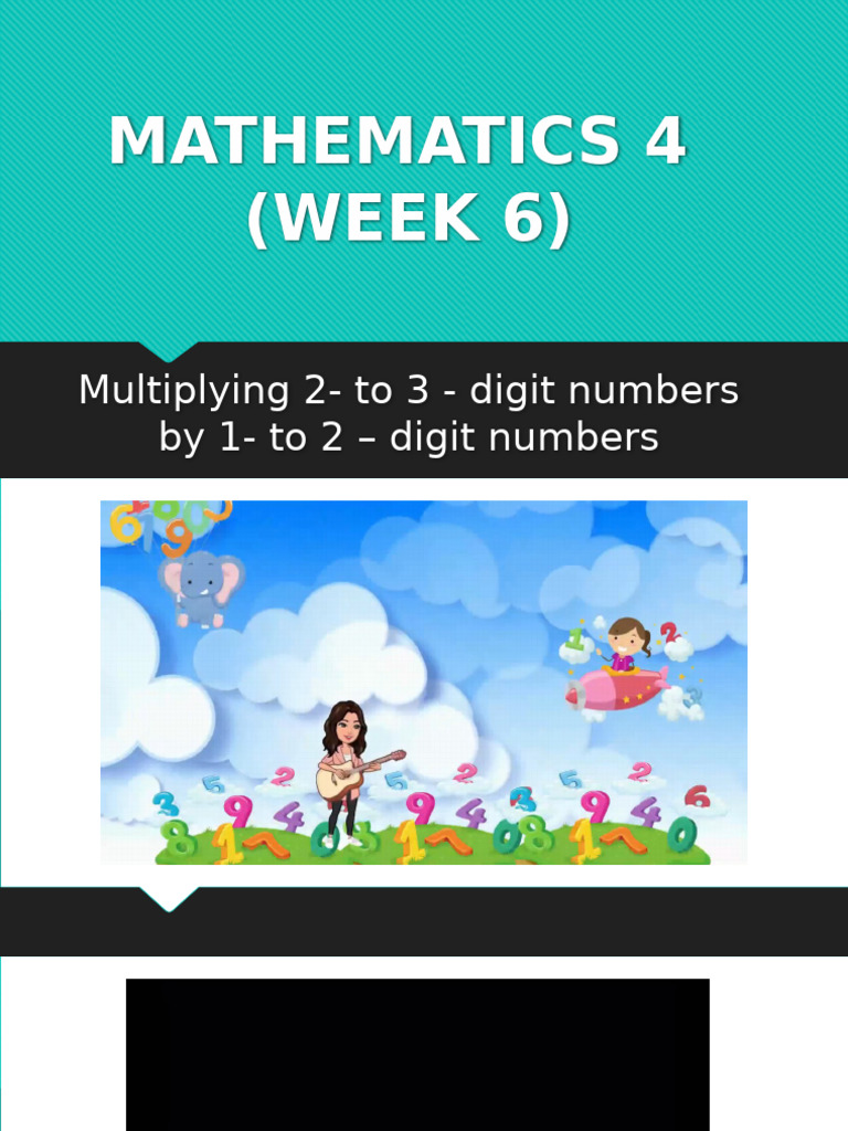 MATHEMATICS 4 (WEEK 6) Multiplication | PDF | Mathematics ...
