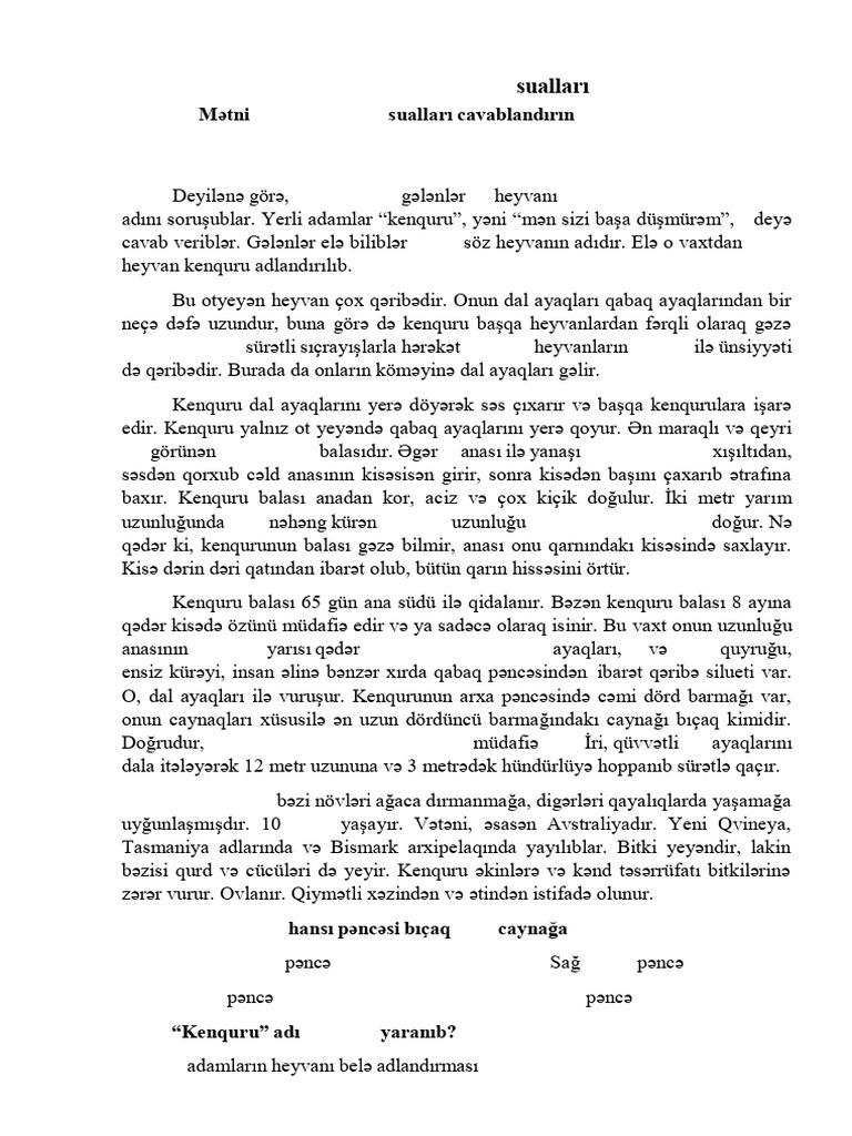 IV sinif monitorinq suallarI-QXRTI | PDF