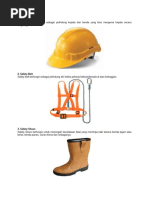 Lampiran B. Gambar APD Dan Rambu-Rambu K3 | PDF