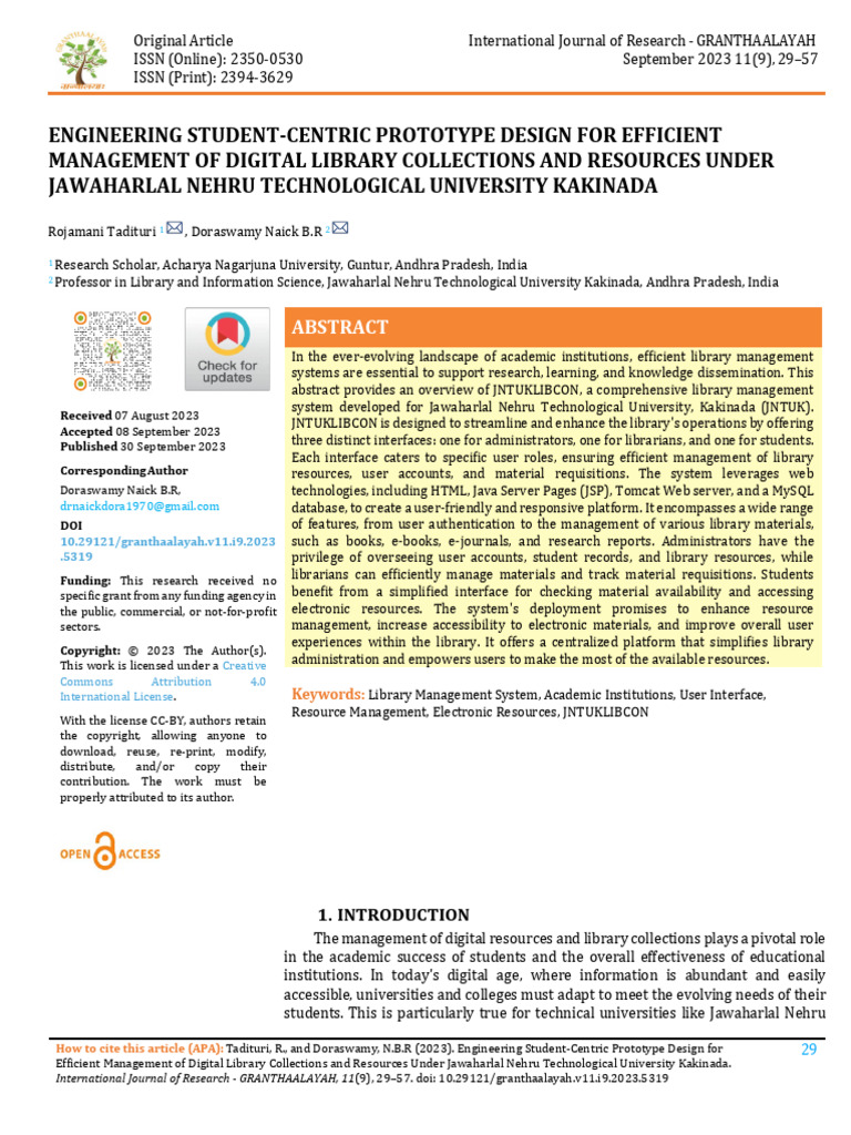 Engineering Student-Centric Prototype Design | PDF | Usability | Libraries