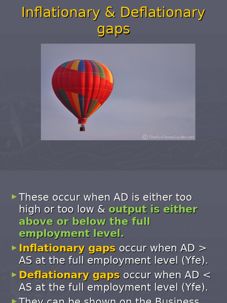 Inflationary & Deflationary Gaps | PDF | Macroeconomics | Economies