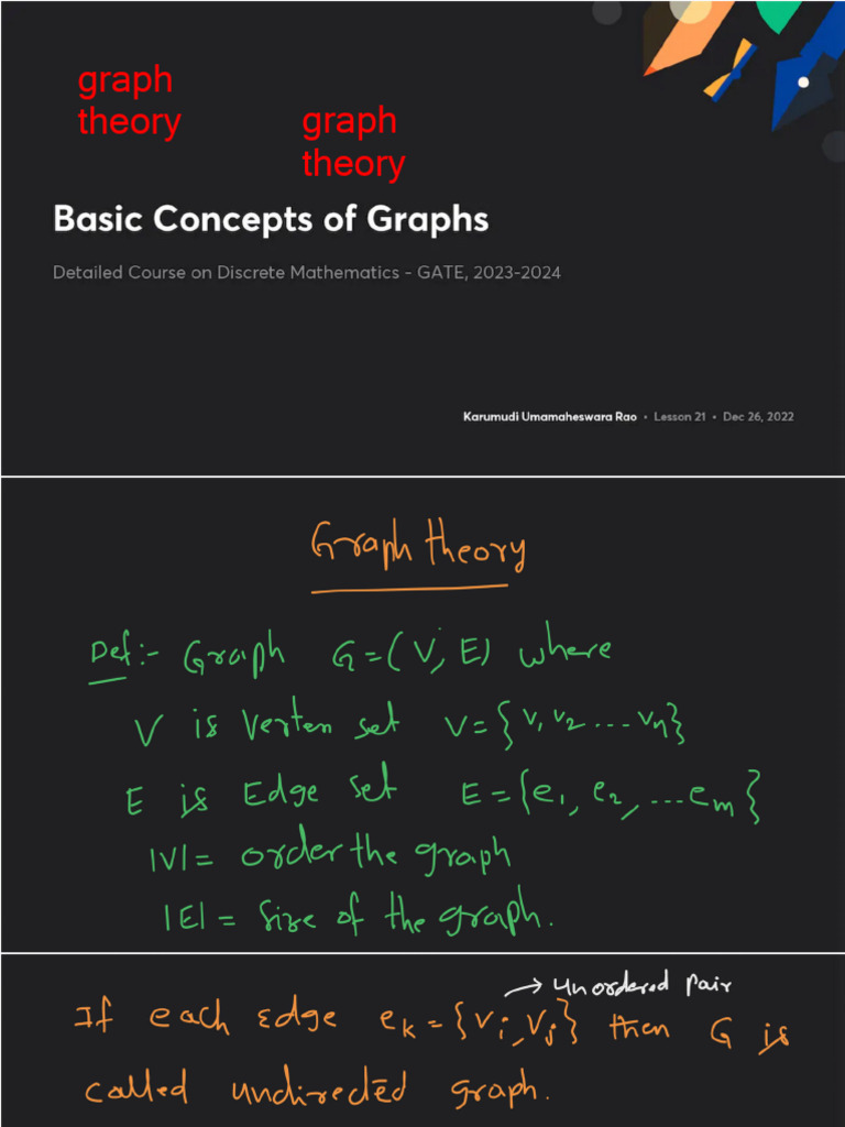 Graph Theory + Logic | PDF