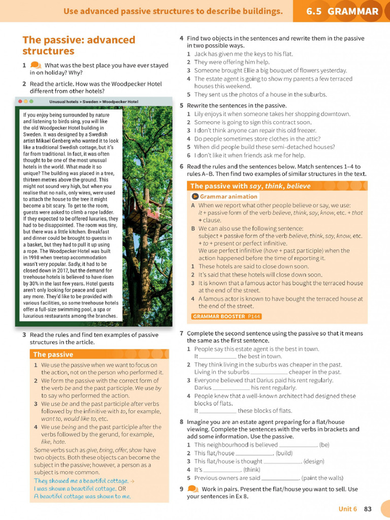 Passive Practice Advanced Forms Class | PDF