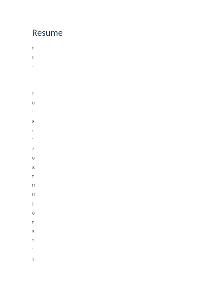 Converted Resume | PDF