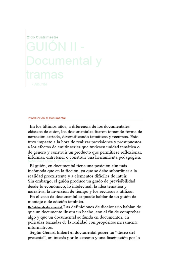 GUIÓN II - Resumen Del Segundo Parcial | PDF | Retórica