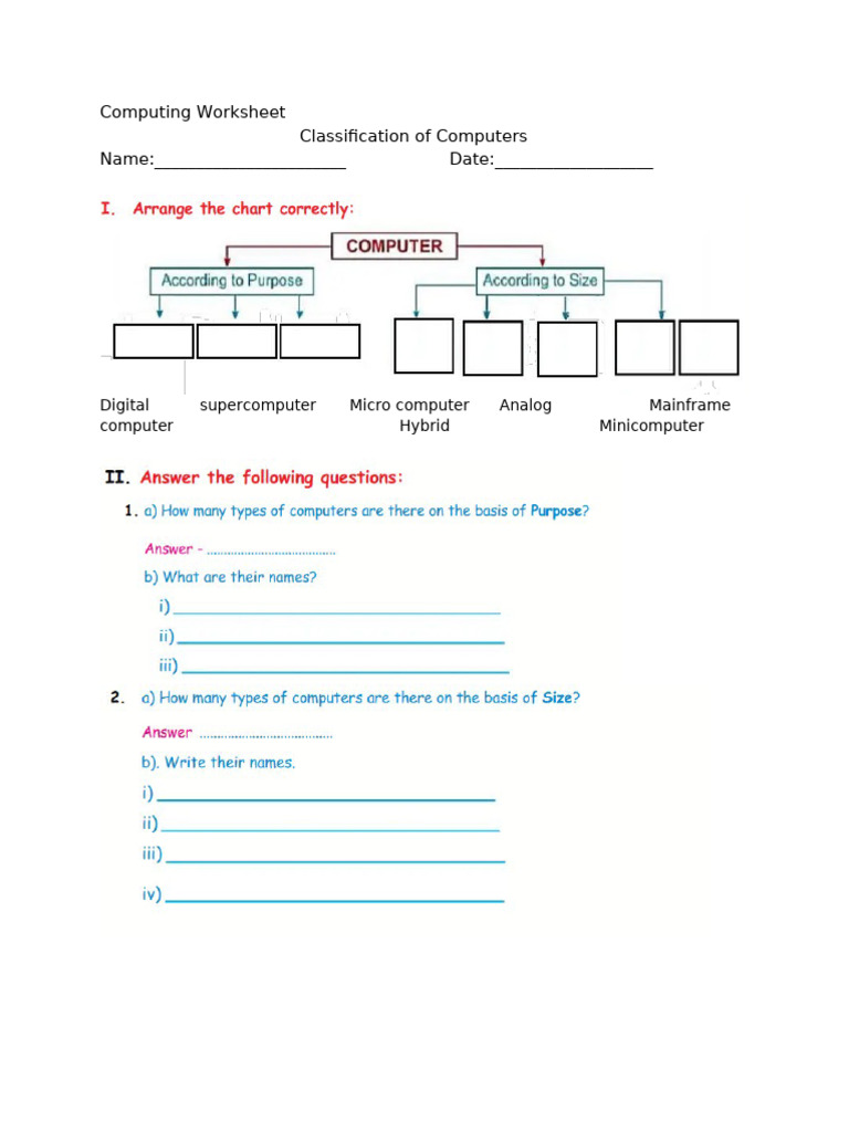 Classification of Computers | PDF