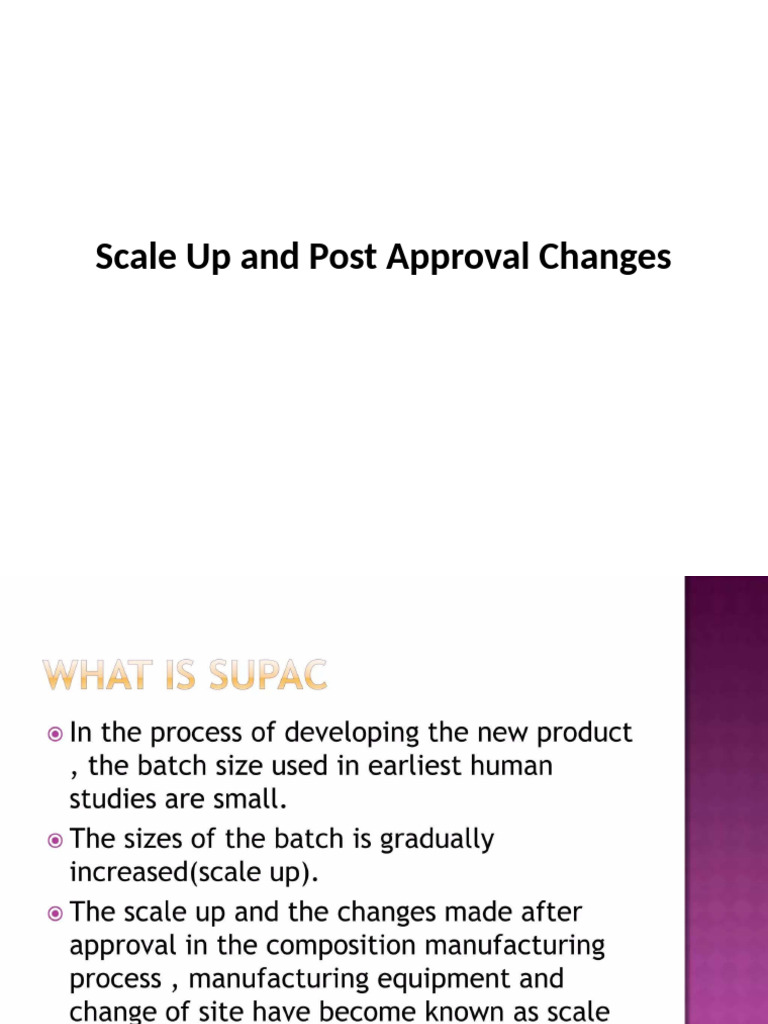 SUPAc | PDF
