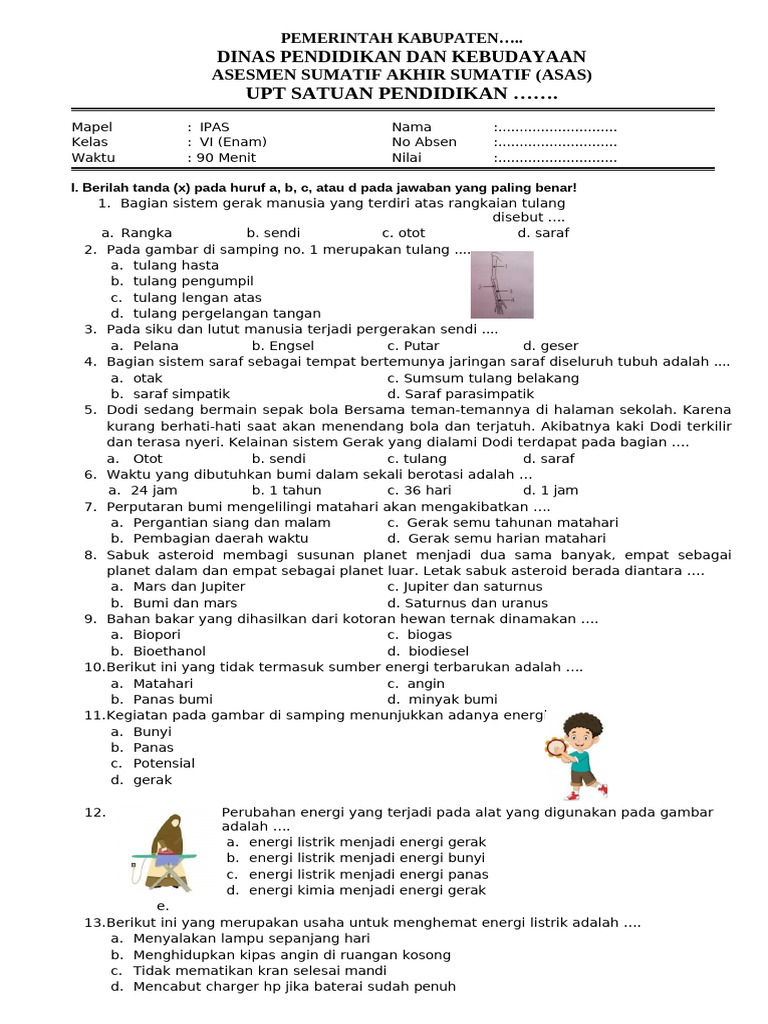 Soal Asaj Ipas | PDF