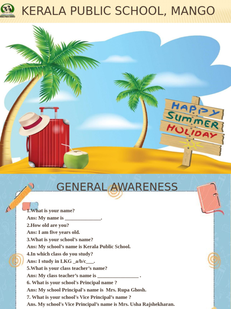 LKG Holiday HW Part 2 2025-26 ... | PDF