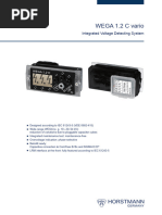 WEGA1.2C Datasheet | PDF | Electrical Equipment | Electromagnetism