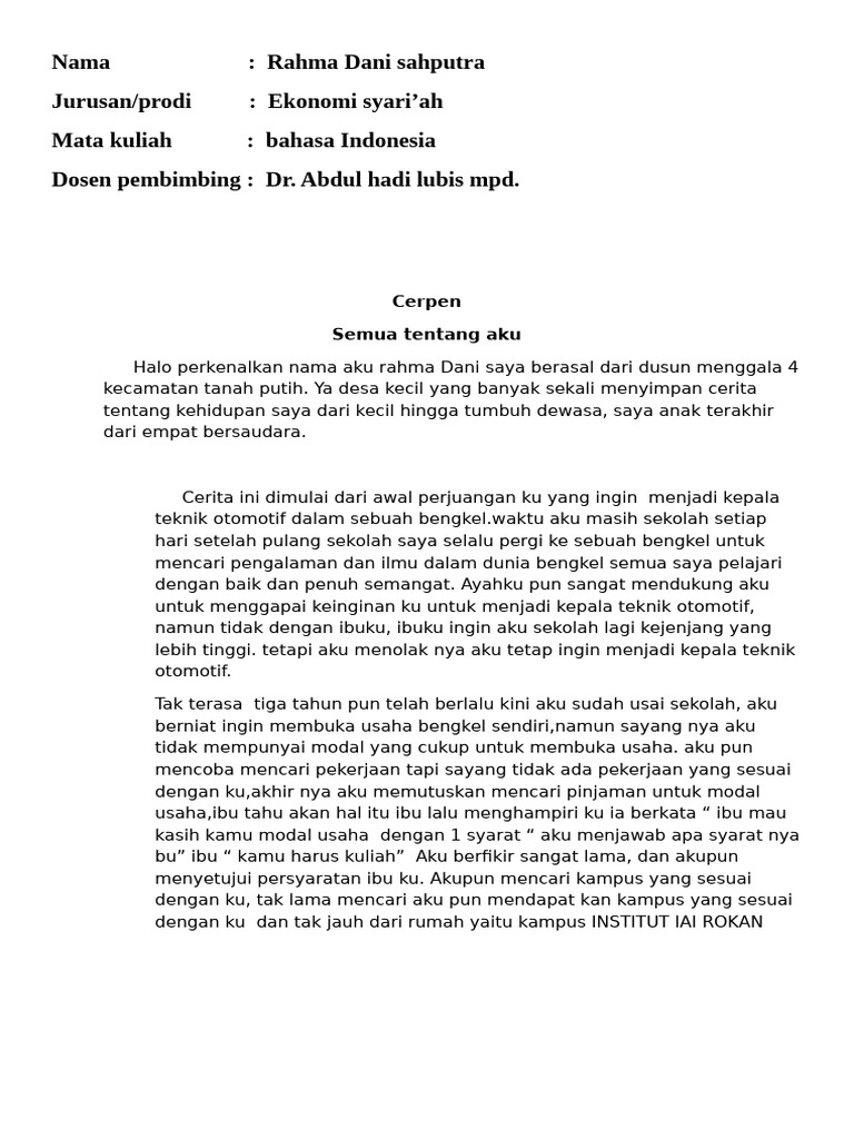 Cerpen | PDF