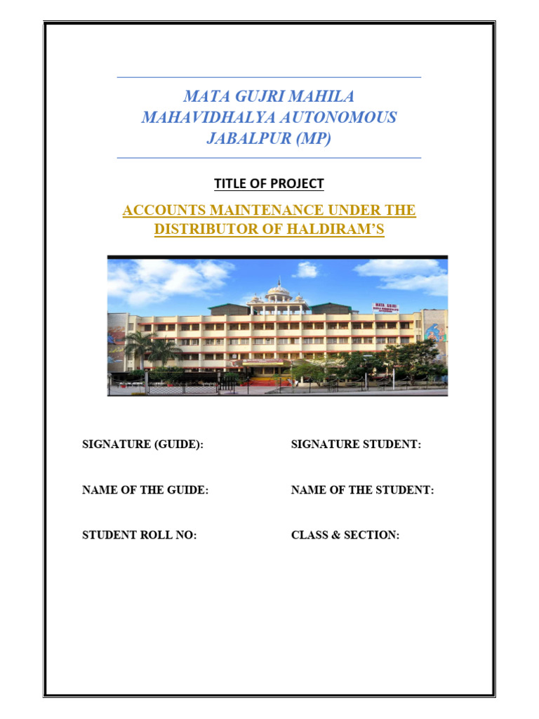 Front Page Internship | PDF