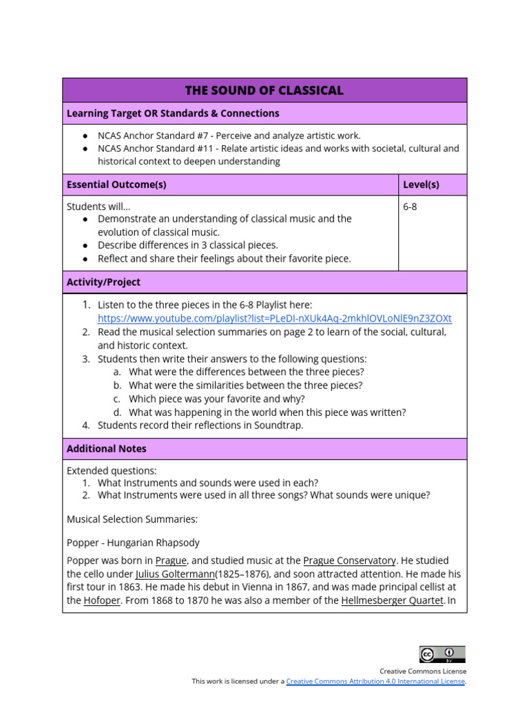 MUSIC: The Sound of Classical | PDF | Classical Music